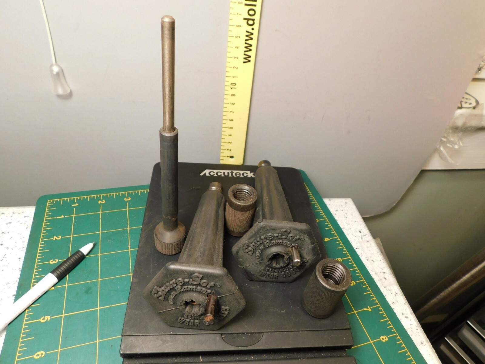 2-RamSet Shur-Set Rubber Safety Grip Concrete Drill Bit Holders | eBay