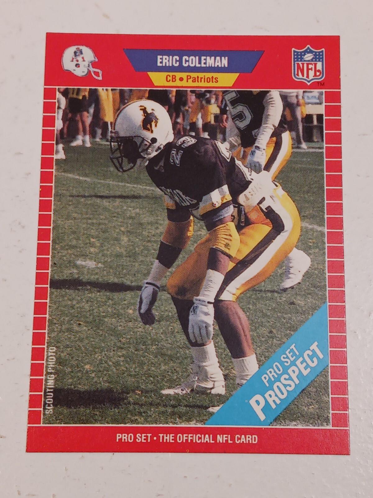 Eric Coleman New England Patriots 1989 Pro Set Rookie Card #531 | eBay