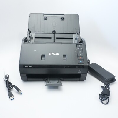 Epson WorkForce ES-500WR 500W Wireless Duplex Receipt and Color ...
