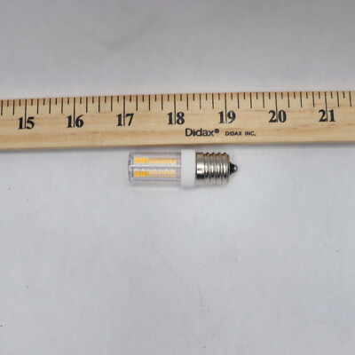 (2-Pk) Vitunov E17 LED T7 T8 Intermediate Base LED Appliance Bulb Warm ...