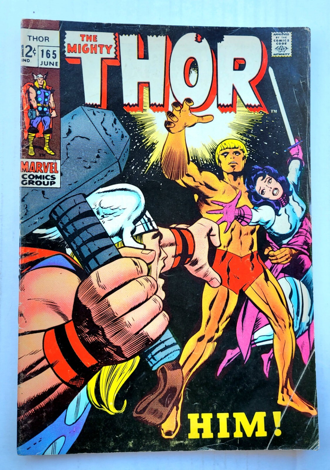 THOR #165 - 1ST FULL APPEARANCE OF HIM (ADAM WARLOCK) 1969 | eBay