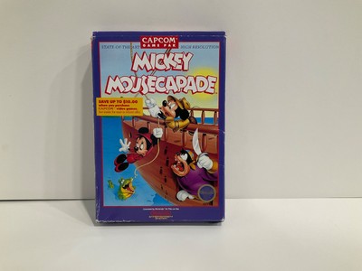 Nintendo NES Mickey Mousecapade Game Box Case Instructions Disney ...