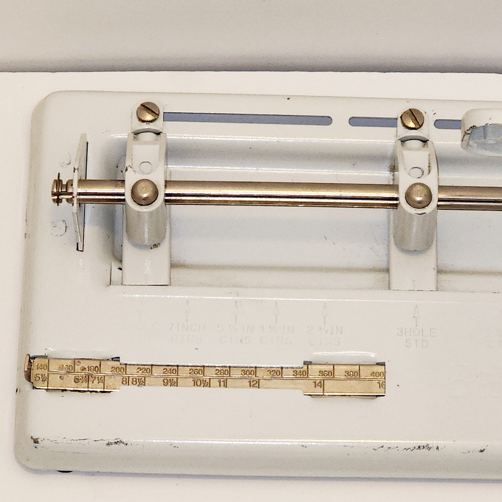 Vintage Bates Hummer METAL 3 Three Hole Punch Heavy Duty Adjustable ...