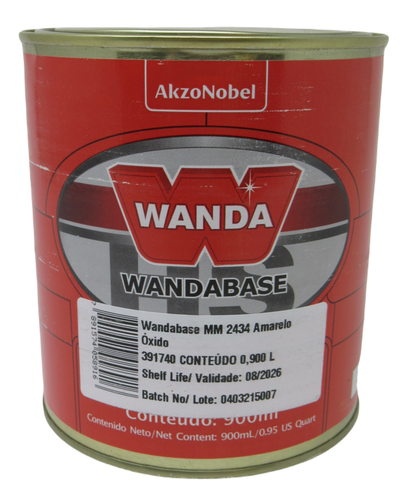 NEW Wanda 391740 Wandabase HS 2434 OXIDE YELLOW Polyester Basecoat ...
