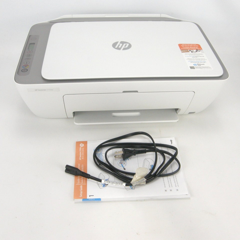 HP Deskjet 2755e Wireless Color All in One Inkjet Printer NOB ...