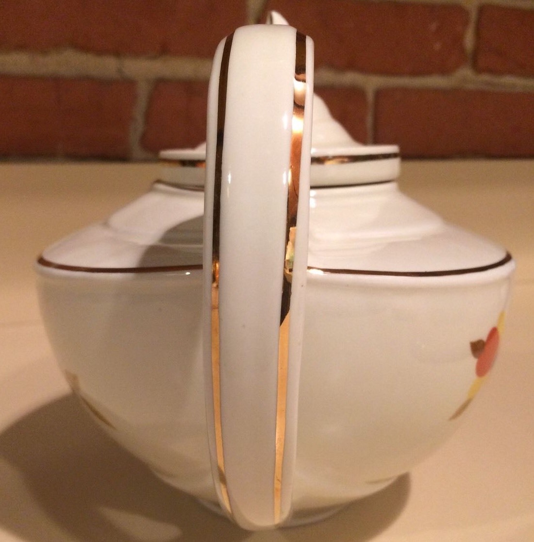 Vintage Hall China Autumn Jewel Aladdin / Genie Lamp Style Tea Pot ...