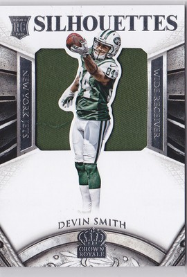 2015 Devin Smith Crown Royale Silhouettes Relic RC 231/299 #212 (A2371 ...