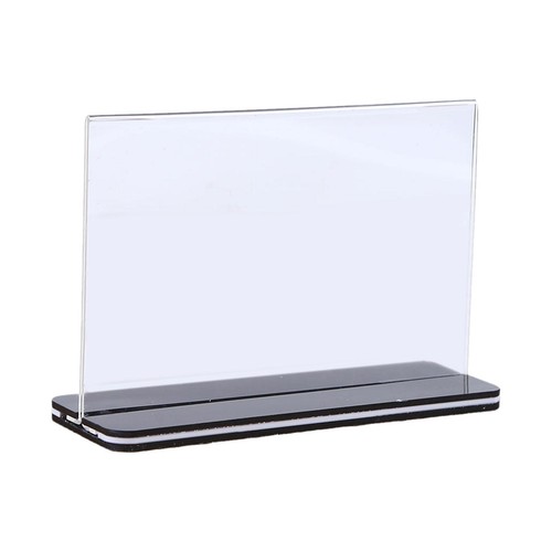 Acrylic Sign Holder Horizontal Table Sign Stand for Restaurant Party ...