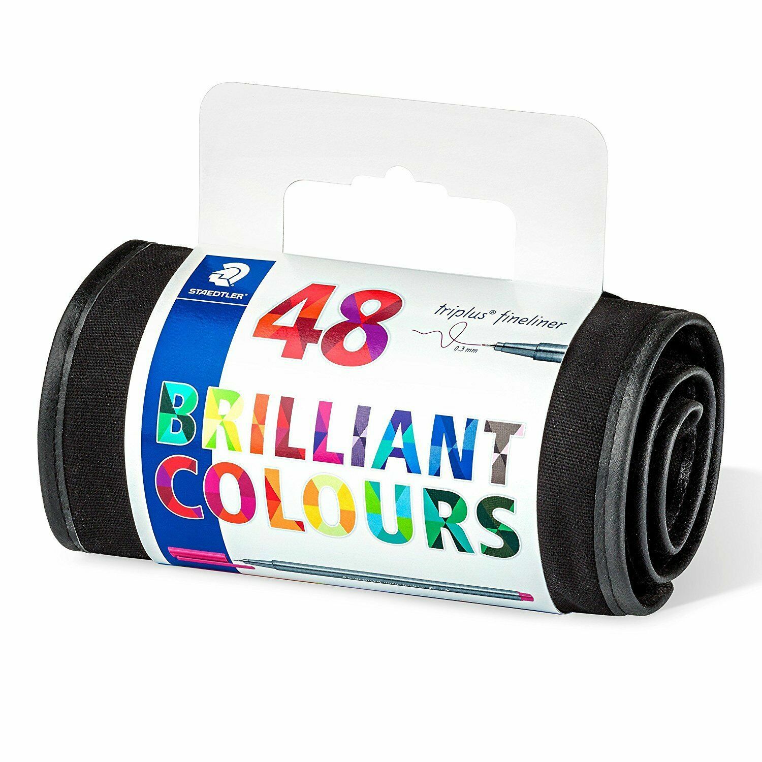 Staedtler Triplus Fineliner 334 RU48 0.3mm 48 Brilliant Colours Pen ...