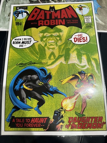 NEAL ADAMS signed BATMAN #232 cover poster print. 13x19 Signed | eBay