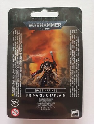 Space Marines: Primaris Chaplain - Warhammer 40k - Brand New, Factory ...