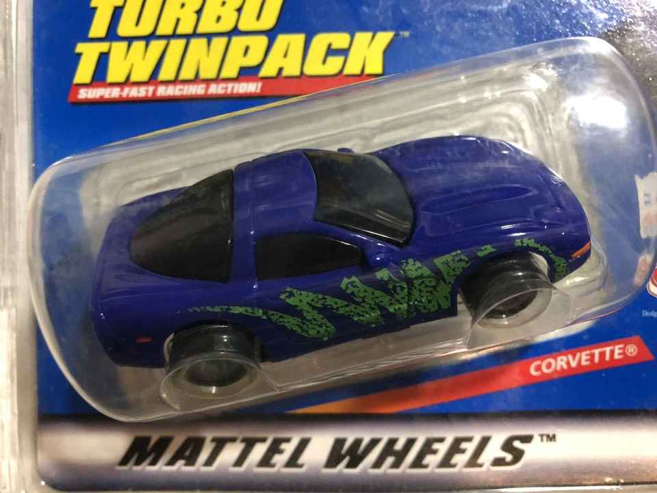 Hot Wheels Electric Slot Car Racing Turbo Twinpack Corvette Viper | eBay