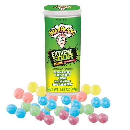 Warheads Mini Extreme Sour Hard Candy Perfect Easter Kids Gift-49g ...