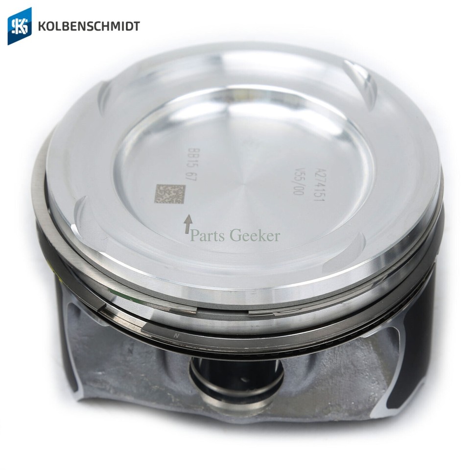 OEM KS Piston w Ring Set STD 2740300417 for Mercedes-Benz C250, E300 ...