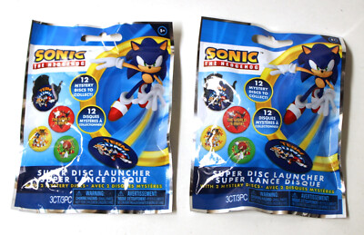 SEGA Sonic The Hedgehog Super Disc Launcher 2 Packs | eBay