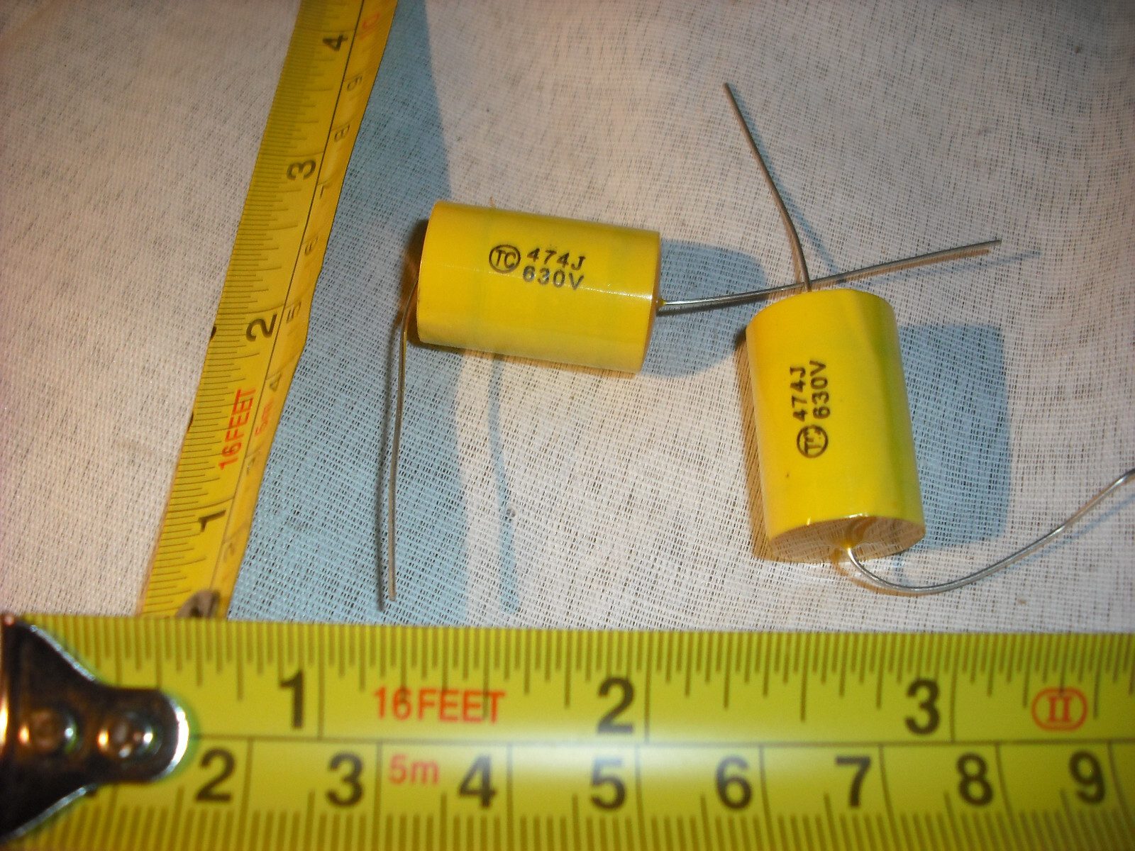 474j 474 470nf 0.47uF 0.47mfd 5% 630v metallized axial polyester ...