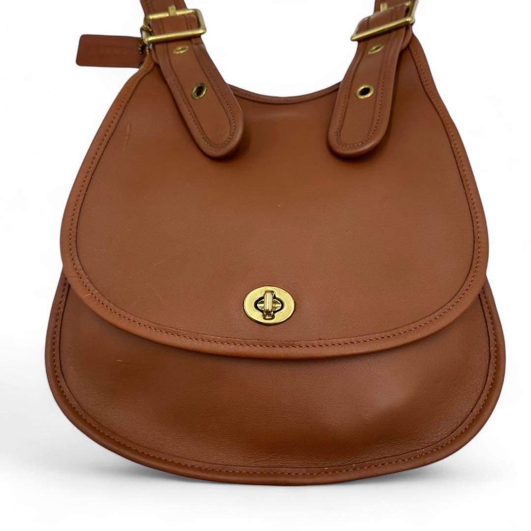 Vintage Coach 9988 Berkeley Crescent Saddle Bag Brown… - Gem