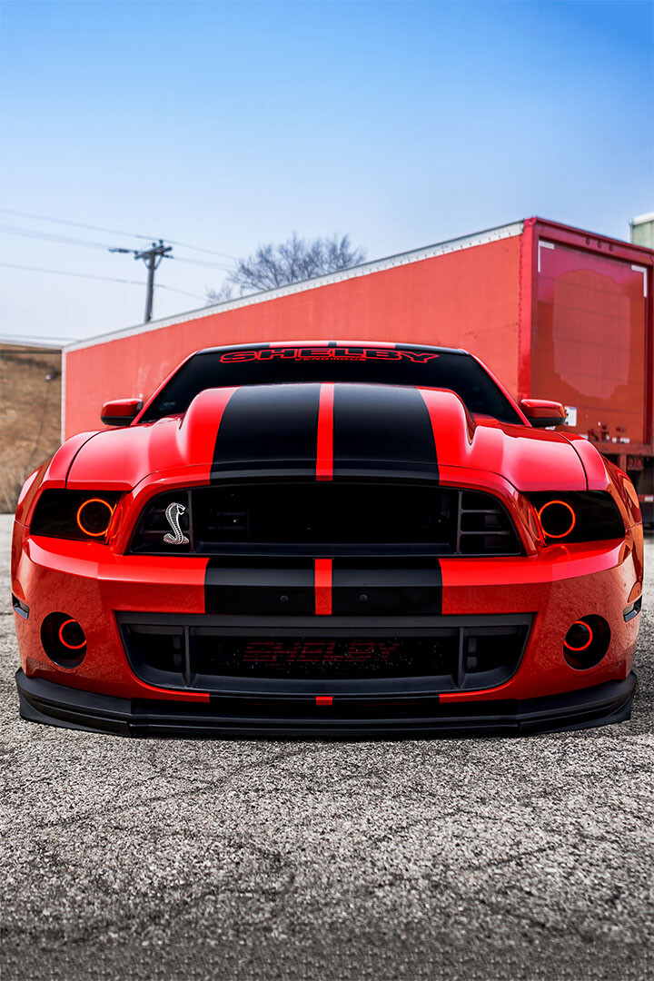 Red Ford Mustang Wallpaper