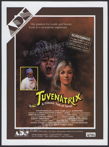 JUVENATRIX_/_THE REJUVENATOR__Original 1988 Trade AD / ADVERT ...