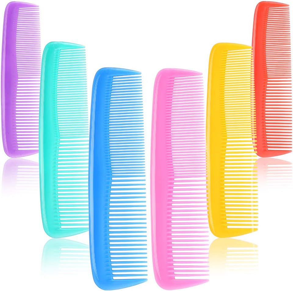 12 Pieces Hair Combs Set for Women Men 5 Inch Pocket Fine Tooth Hair ...