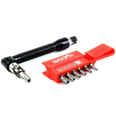 Offset Tamper Proof Bit Set 9 offset Torx Security Screw Holder ...