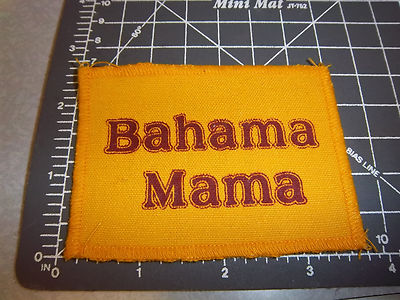 Bahama Mama Embroidered patch Nice collectible patch We combine ...