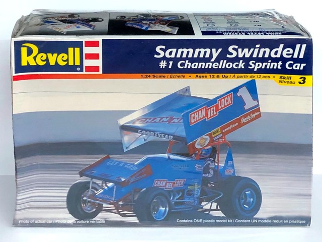 Sammy Swindell #1 Channellock Sprint Car Model Kit by Revell 1 24 for ...