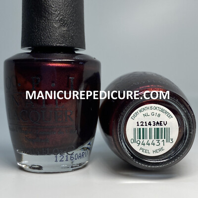 OPI Nail Polish - NL G18 - Every Month Is Oktoberfest - 0.5floz/15mL | eBay