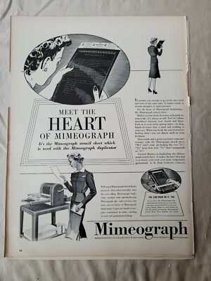 Other - Mimeograph Stencil