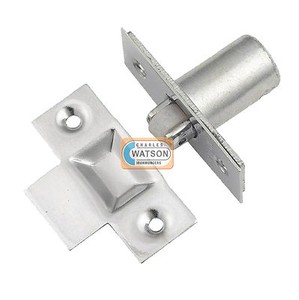 NICKEL Adjustable Roller Catch Mortice Door Spring Ball Latch & Strike ...