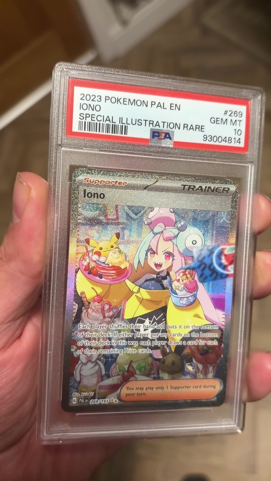 Pokémon TCG Iono 269/193 Paldea Evolved Special Illustration Psa 10 ...