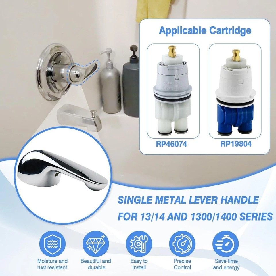 Single Metal Lever Handle Kit For 1300/1400 Series Tub Faucet Delta H79 ...