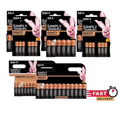 AAA Batteries Duracell AA Simply Alkaline Battery LR6, LR03, 10 Year ...