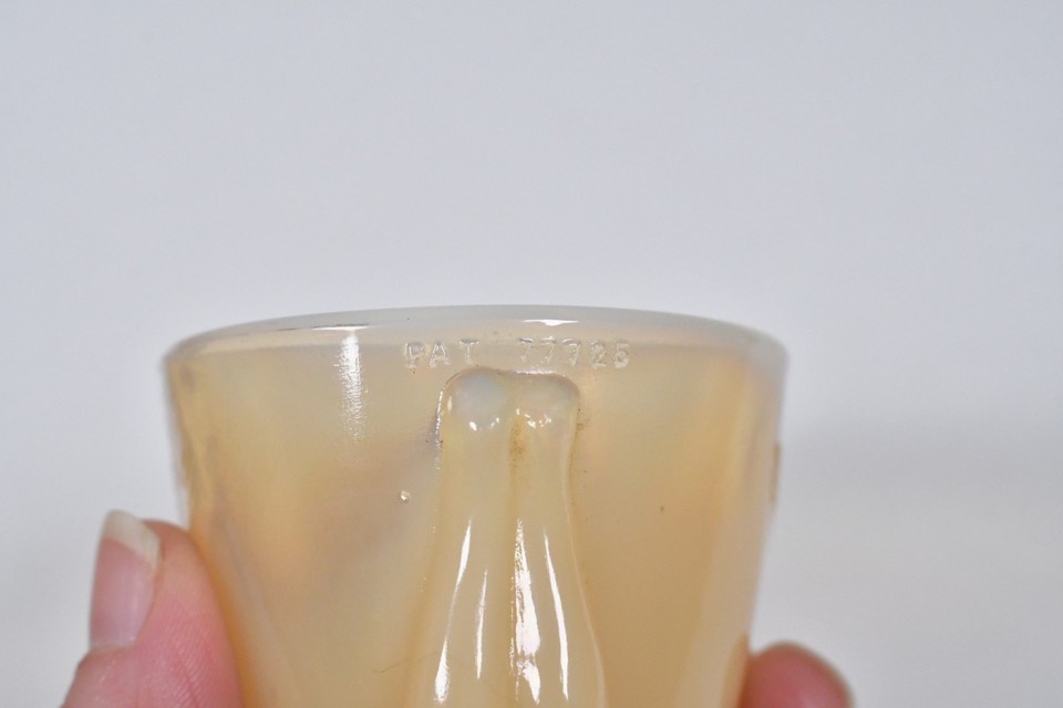 Vtg McKees Bottoms Up Shot Glass Uranium | eBay