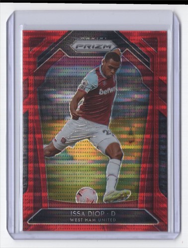 2020-21 Panini Prizm Premier League - Issa Diop #183 Red Pulsar Prizm ...