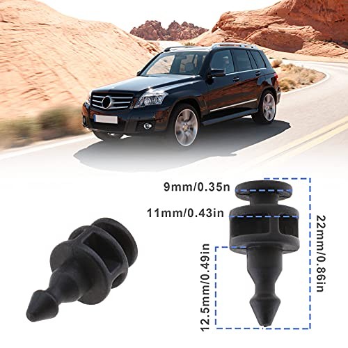 6X Rear Back Light Lamp Repair Fixing Trim Clips 2E0945230 0008208164 ...