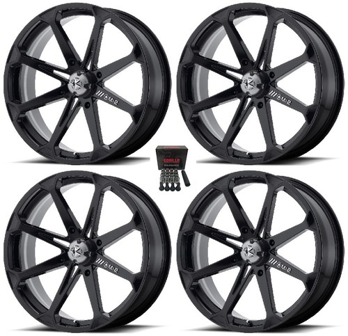 MSA M12 Diesel ATV Wheels/Rims Black 20" Polaris Sportsman / RZR ...