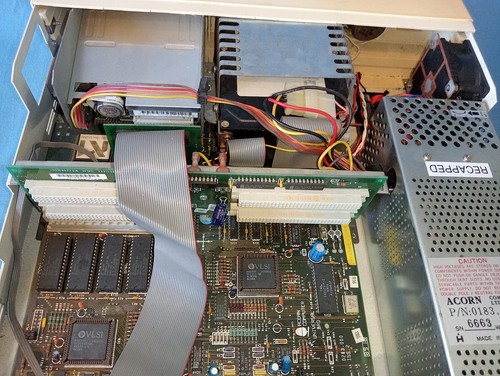 Acorn Archimedes ARM3 A410/1, 4MB with second floppy drive interface ...