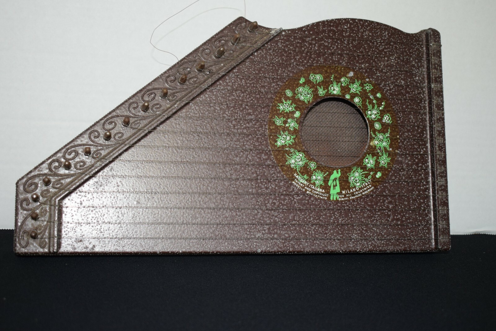 Jr. Zither All Metal 1950's La Cetra Magica Harbert Italiana-Milano | eBay