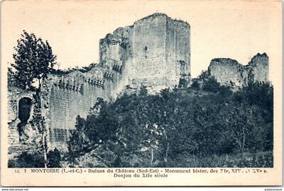 41 MONTOIRE SUR LE LOIR - Ruines du CHATEAU PAST/2232 | eBay