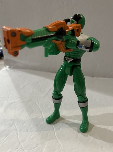 2001 Power Rangers Time Force Green TF Fighter | eBay
