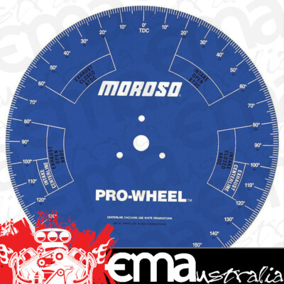 Moroso MO62191 18" "Pro-Wheel" Degree Wheel Blue | eBay Australia