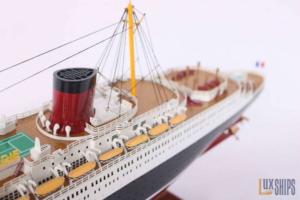 SS Normandie Ship Model 80cm - SS Normandie Model Ship | eBay