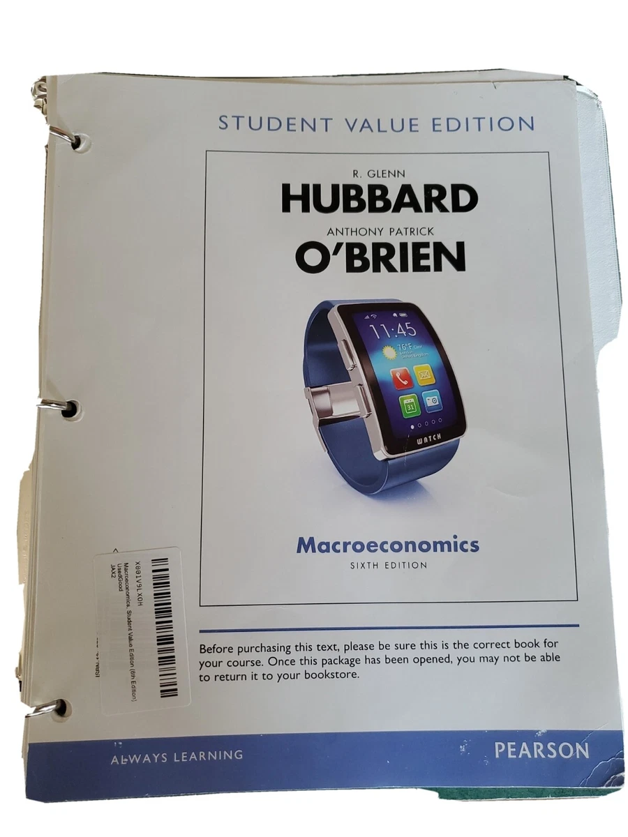 Macroeconomics Book Hubbard