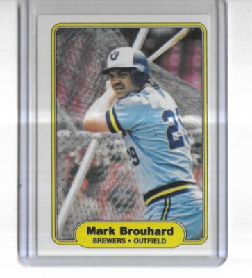 1982 Fleer #135 Mark Brouhard Milwaukee Brewers | eBay