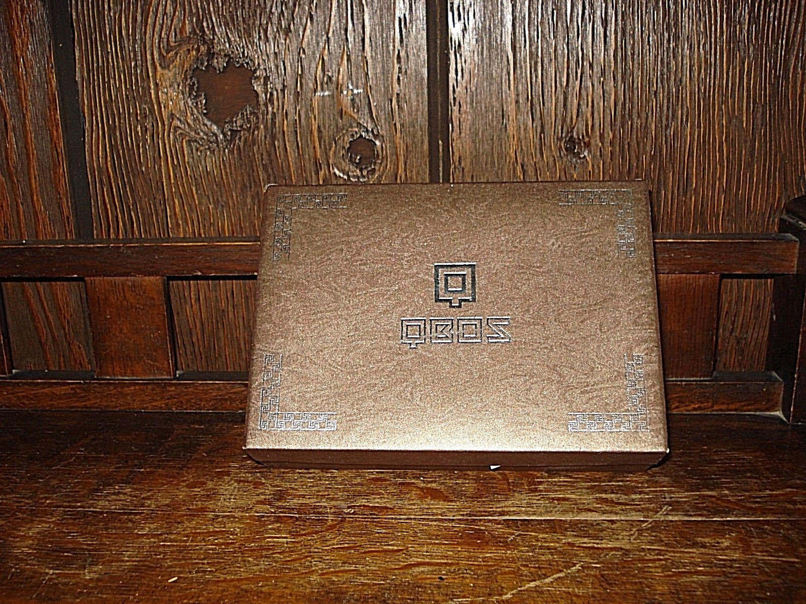 QBOS MEN'S QUARTZ LEATHER WRIST WATCH SET-NIB | eBay