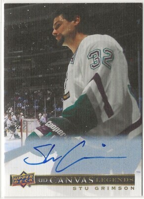 2020 2020-21 SP Signature Legends UD Canvas Legends Autographs #C93 Stu ...
