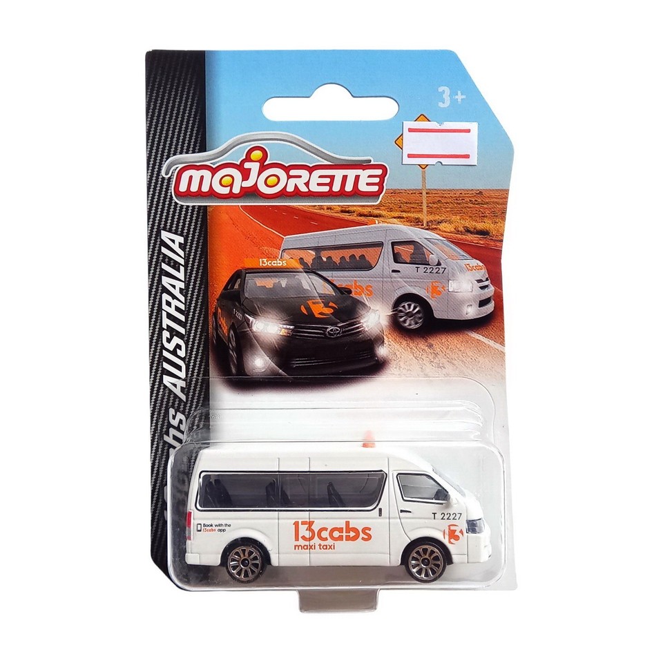 Majorette Toyota Hiace White Maxi Taxi 13Cabs Australia Diecast Van Car ...