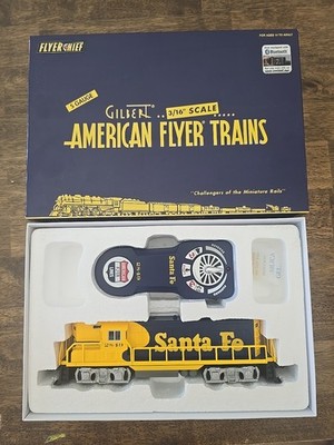 American Flyer Santa Fe"Blue Bonnet"FlyerChief™ GP-7 Diesel Locomotive ...