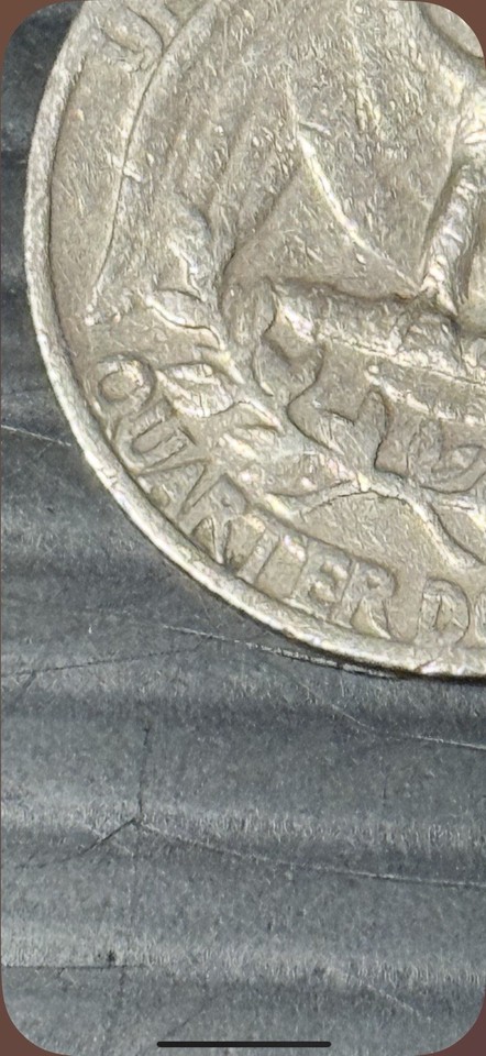 1966 Washington Quarter With No Mint Mark, with Error, AM ES close | eBay